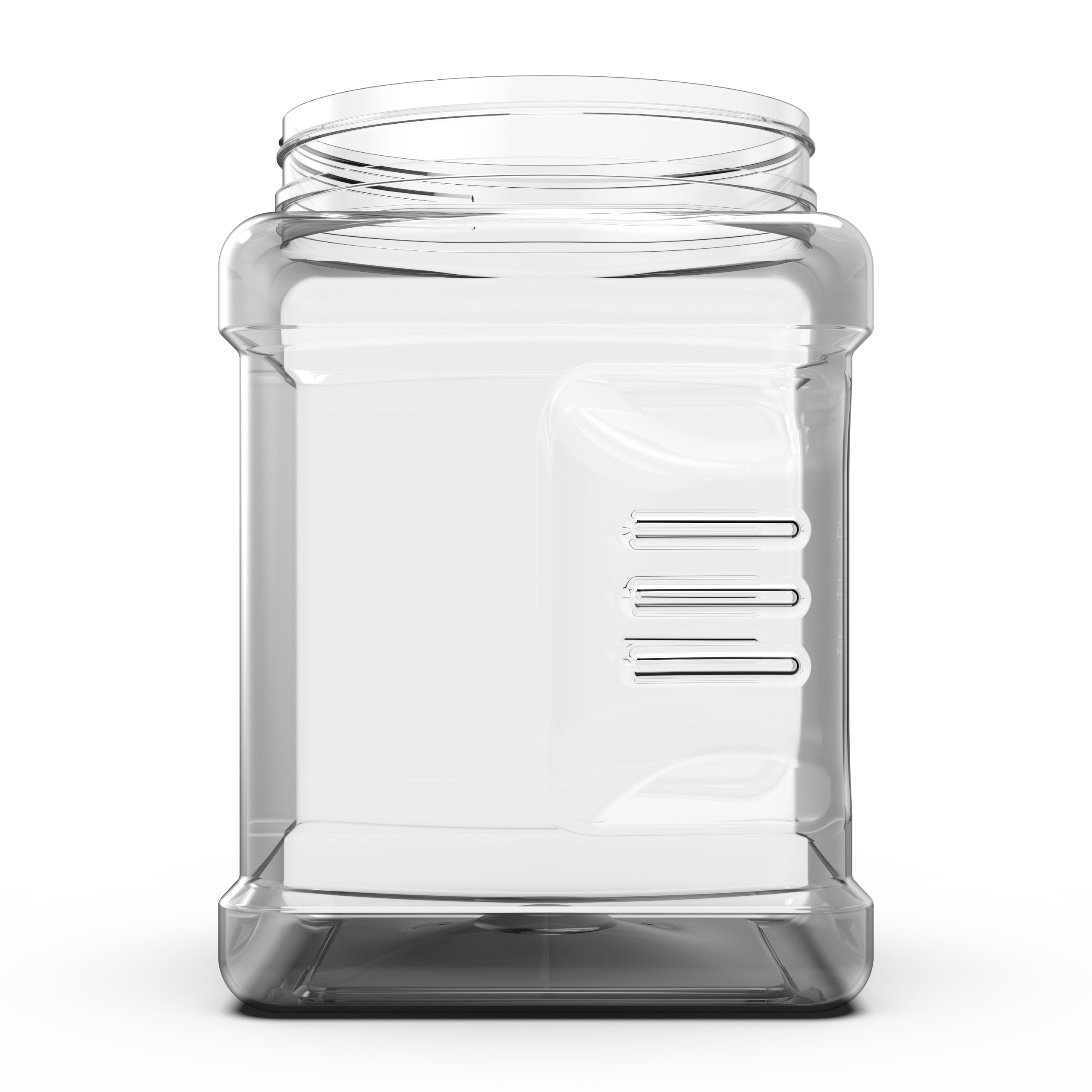 60 oz Square Jar - Poly Blow Moulding INC.